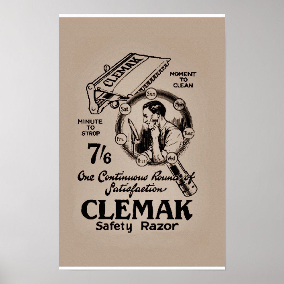 Vintage Razor Poster | Zazzle
