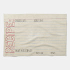 Tea Towel with Antique Recipe and Illustration | Zazzle.com