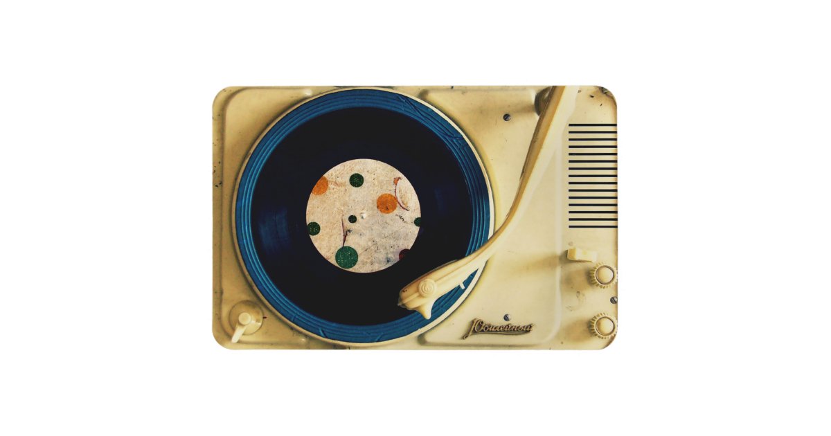 Vintage Record player Magnet | Zazzle