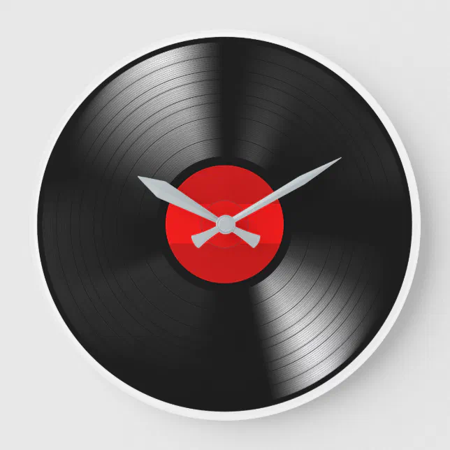 Vintage Record Wall Clock | Zazzle
