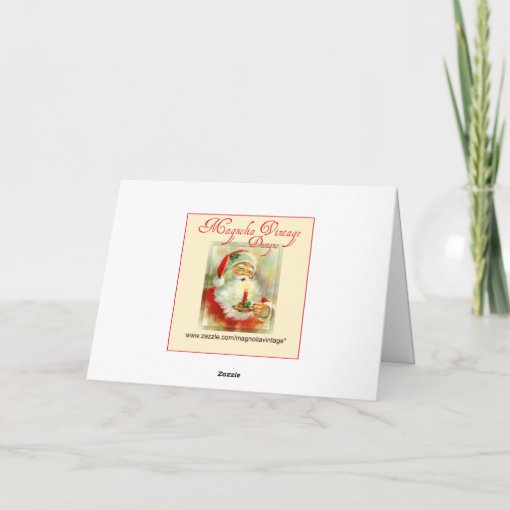 Vintage Red Christmas Train Card | Zazzle