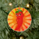 Vintage Red Pepper Superstar Ceramic Ornament | Zazzle