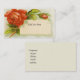 Vintage, Red Roses Calling Card | Zazzle