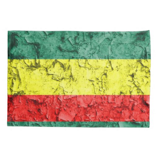 Vintage reggae flag pillowcase | Zazzle