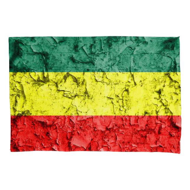 Vintage reggae flag pillowcase | Zazzle