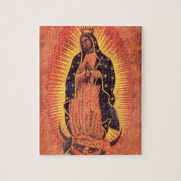Vintage Religion Virgin Mary Our Lady of Guadalupe Jigsaw Puzzle ...