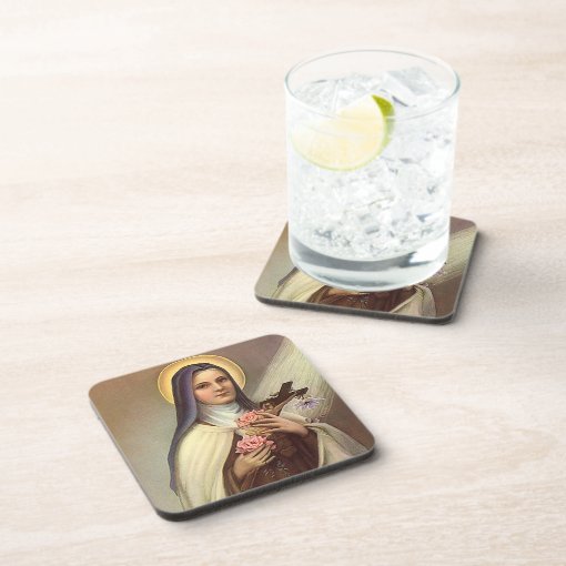 Vintage Religious Easter, Nun with Cross Coaster | Zazzle