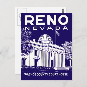 Vintage Reno Nevada Postcard | Zazzle