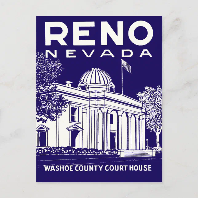 Vintage Reno Nevada Postcard | Zazzle