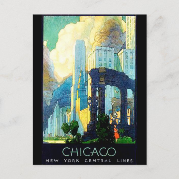 Vintage Reproduction Chicago Postcard | Zazzle.com