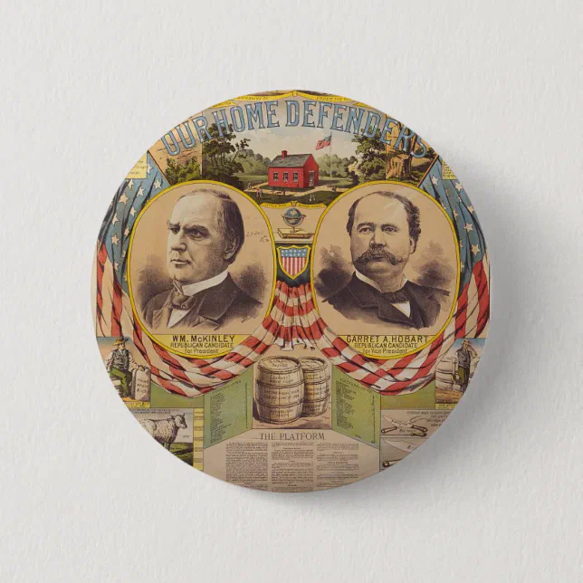 Vintage Republican Party Presidential Campaign Button | Zazzle