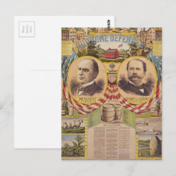 Vintage Republican Party Presidential Campaign Postcard | Zazzle