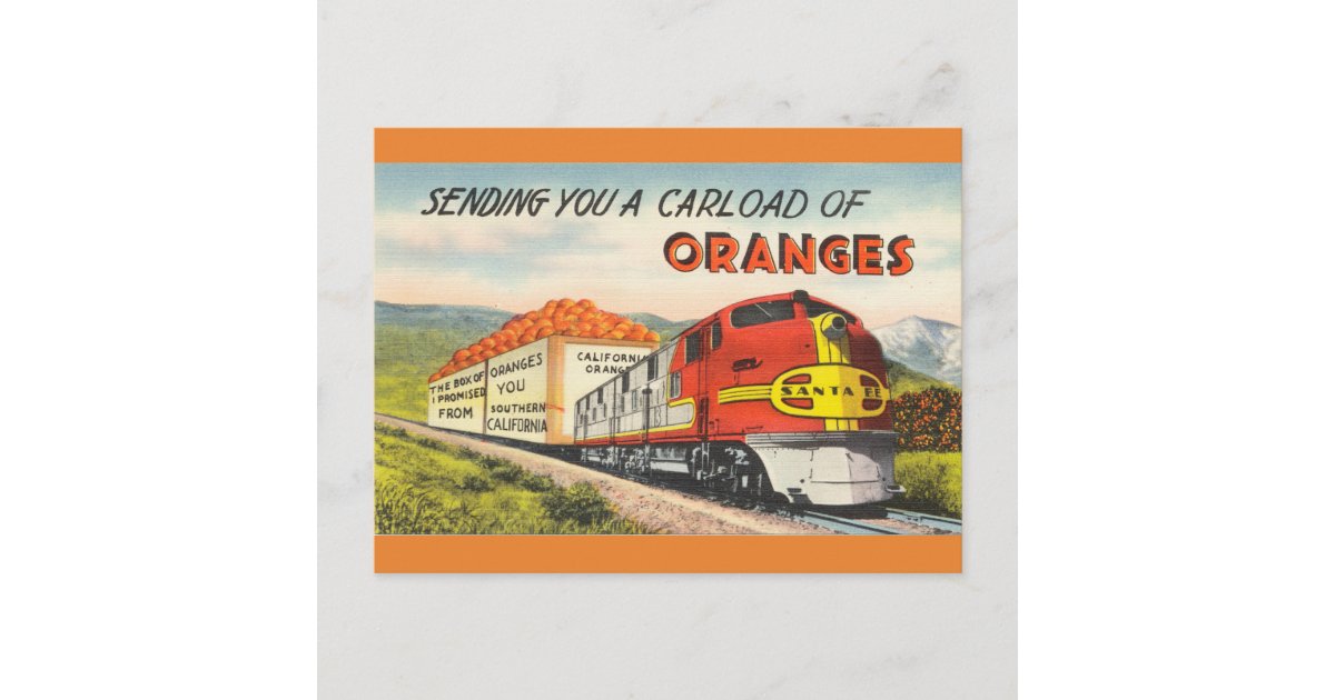 Vintage Retro Art Southern California Travel Postcard | Zazzle