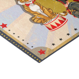Vintage Retro Circus Birthday Party Custom Antique Tissue Paper | Zazzle