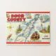 Vintage Retro Door County Map Jigsaw Puzzle | Zazzle