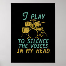 drum set posters