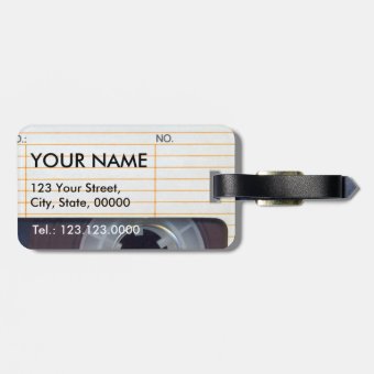 Vintage Retro Fashioned 80s Mixtape Audio Tape Tag | Zazzle