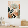 Vintage Retro Floral Poster | Zazzle
