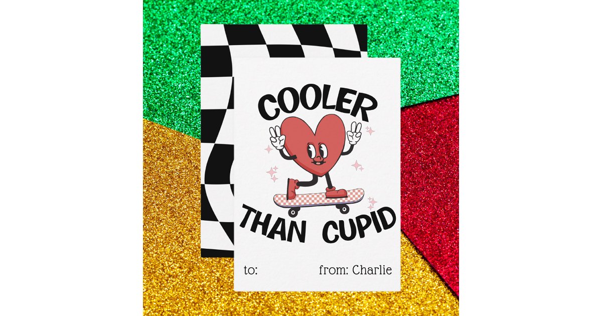 Vintage Retro Kid's Classroom Valentines Day Card | Zazzle