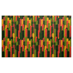 stylish 70s retro mod fabric | Zazzle