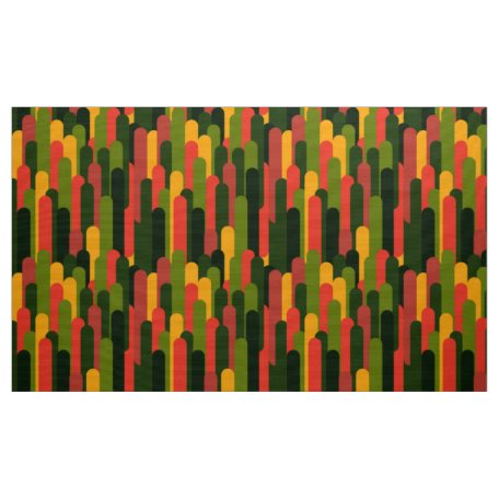 stylish 70s retro mod fabric | Zazzle