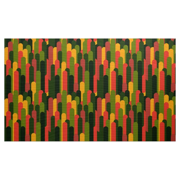 stylish 70s retro mod fabric | Zazzle