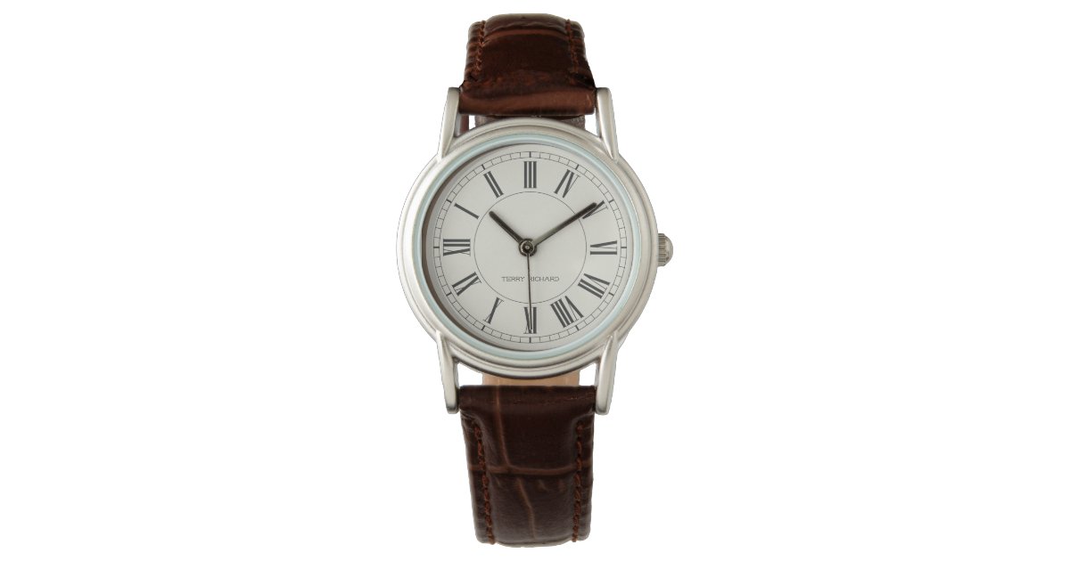 Vintage Retro personalized name Watch | Zazzle