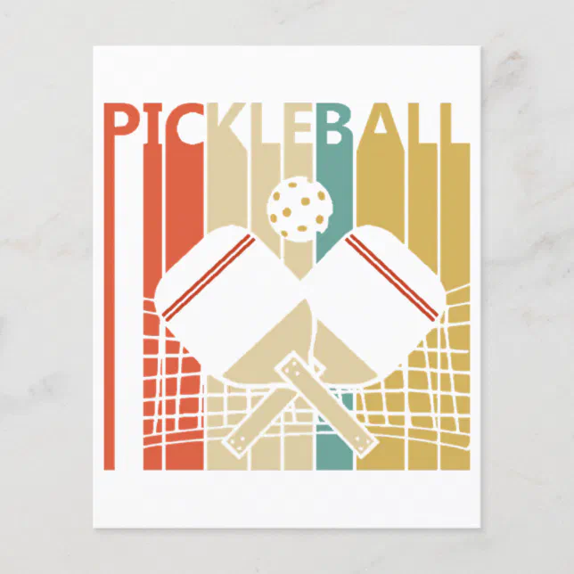 Vintage Retro Pickleball | Zazzle