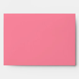 Vintage Retro Pink Fuchsia Peachy Wedding Envelope | Zazzle
