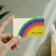 Vintage Retro Rainbow Business Card | Zazzle