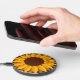 Vintage Retro Sunflower Yellow Flower Floral Wireless Charger | Zazzle