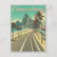 Vintage Retro Travel - Copacabana Beach Postcard | Zazzle