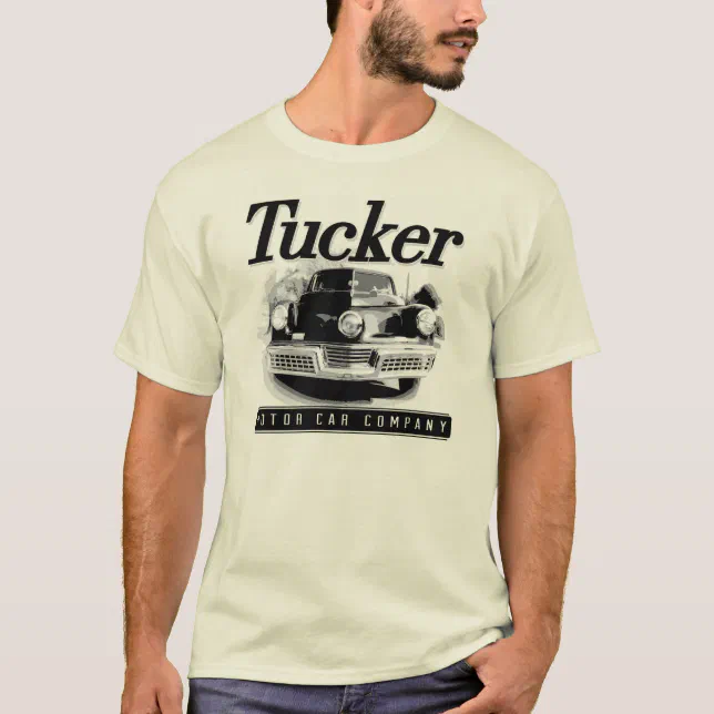 Vintage Retro Tucker Motor Car Logo And Car Tee Zazzle