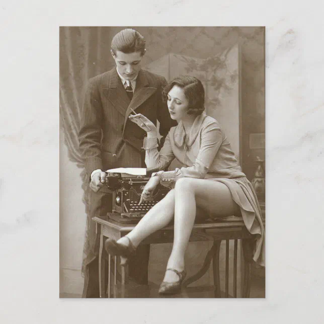 Vintage risque photo postcard | Zazzle