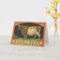 Vintage Roast Beef Advertisement Card | Zazzle