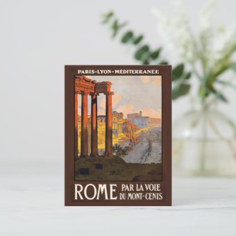 Vintage Rome Italy postcard | Zazzle