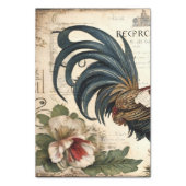 Vintage Rooster Decoupage Tissue Paper | Zazzle