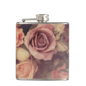 Vintage Rose Flask | Zazzle