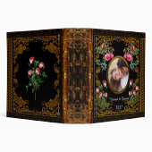 Vintage Rose Lasher Insert Your Own Photo Binder | Zazzle