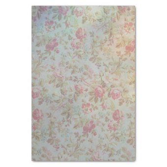 Vintage Rose Tissue Paper | Zazzle