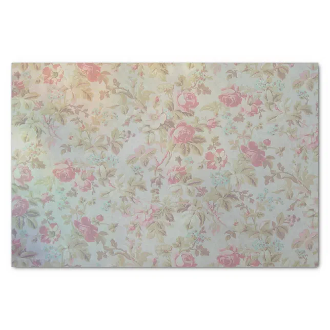 Vintage Rose Tissue Paper | Zazzle