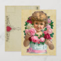 Vintage Roses Postcard | Zazzle