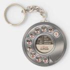Rotary Phone Dial Keychain | Zazzle.com