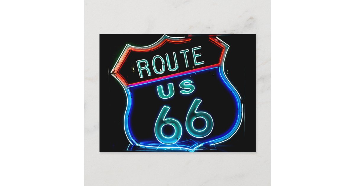 Vintage Route 66 Postcard | Zazzle