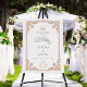 Vintage Royal Script Wedding Welcome Sign | Zazzle