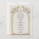 Vintage Royal Wedding Program Card | Zazzle