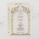 Vintage Royal Wedding Program Card | Zazzle