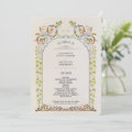 Vintage Royal Wedding Program Card | Zazzle