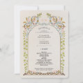 Vintage Royal Wedding Program Card | Zazzle