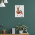 Vintage Rudolph Poster | Zazzle